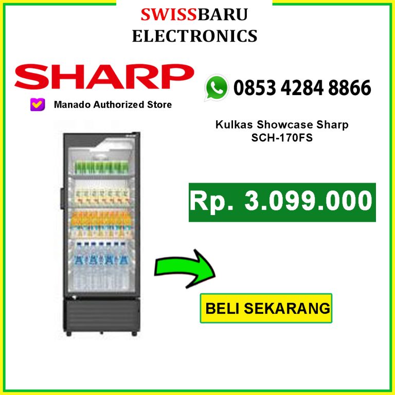 Daftar harga Showcase di Manado - Swiss Baru Electronics