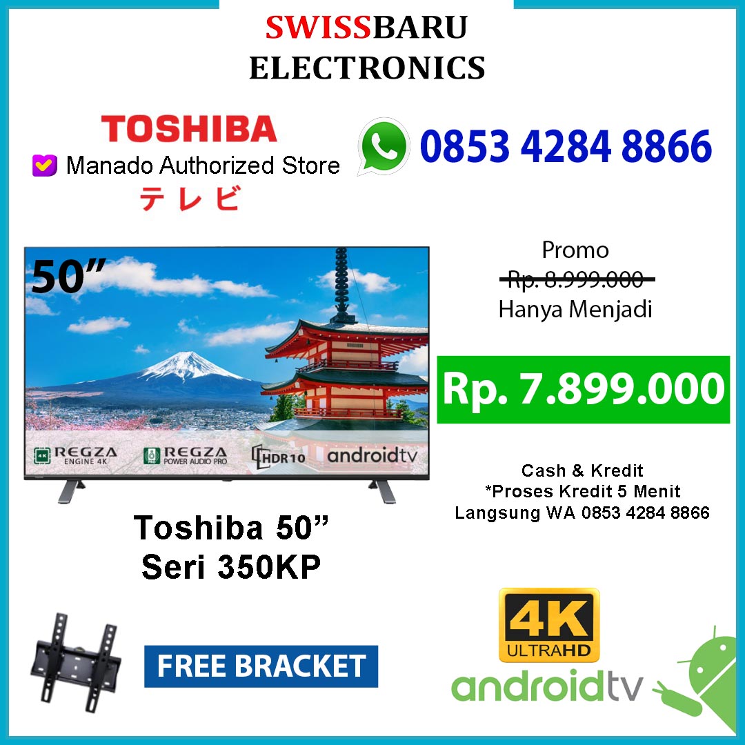 Harga LED TV Toshiba di Manado - Swiss Baru Electronics