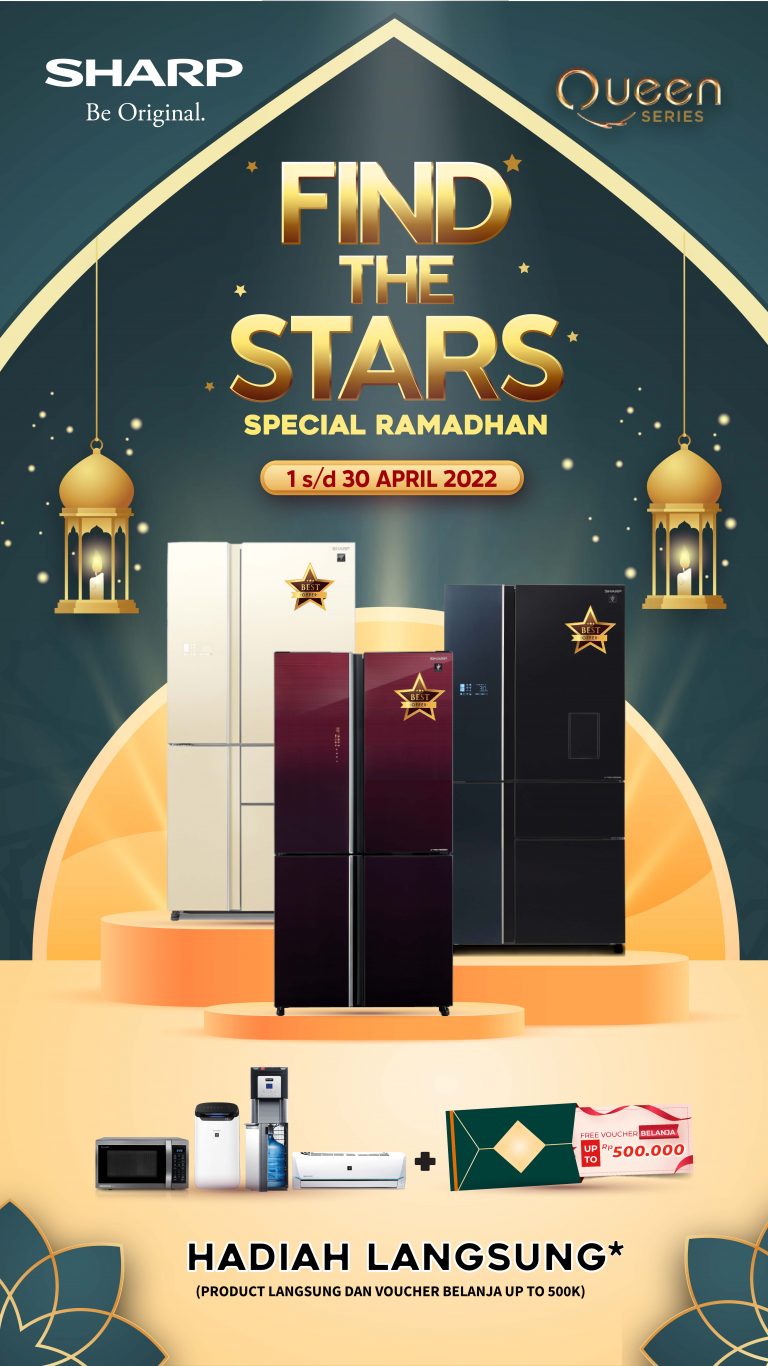 Beli Kulkas Sharp dapat Hadiah langsung dan Voucher belanja