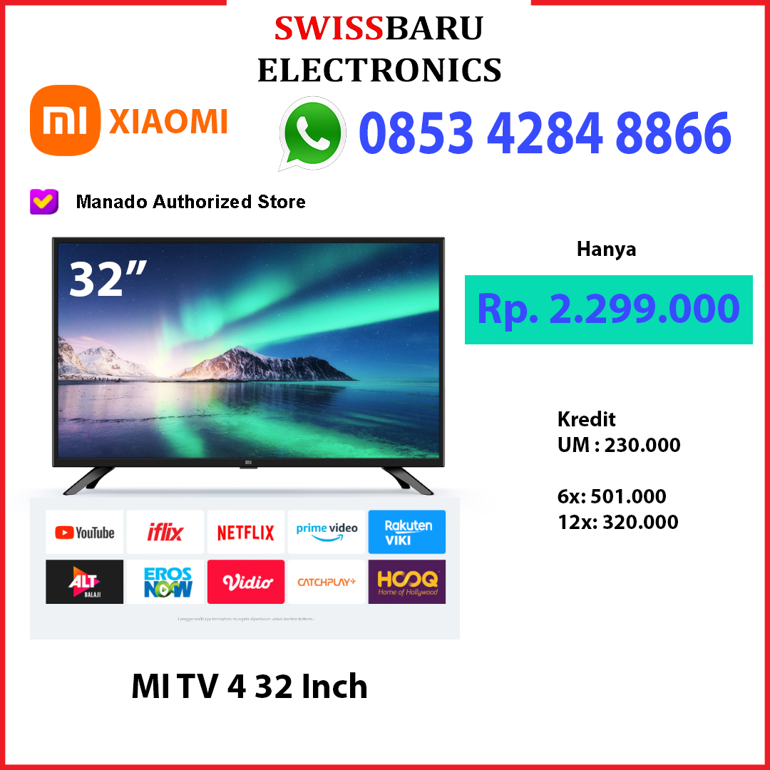 Keunggulan Xiaomi TV 4 Bezel-less - Swiss Baru Electronics