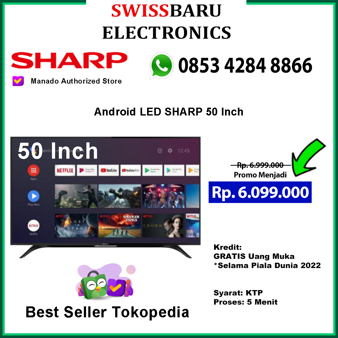 Harga LED TV di Manado Desember 2022 - Swiss Baru Electronics