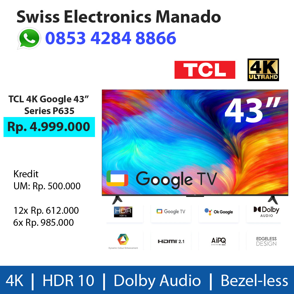Harga LED TV di Manado Desember 2022 - Swiss Baru Electronics