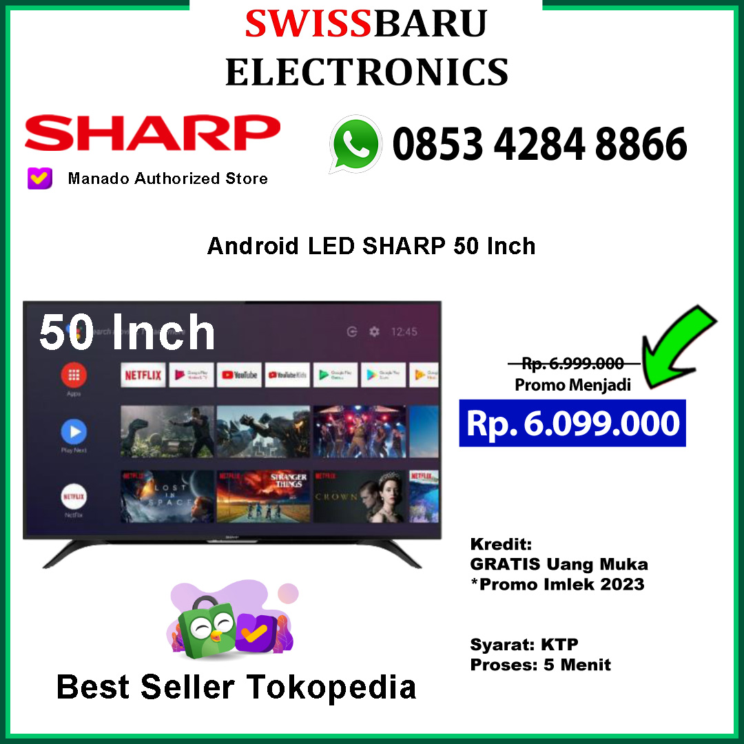 Harga LED TV di Manado 2023 - Swiss Baru Electronics