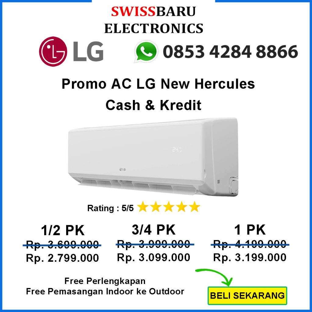 Promo AC LG New Hercules di Toko Swiss