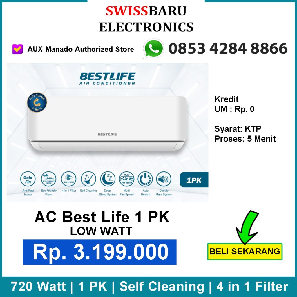 Best Life AC 1 PK – Swiss Baru Electronics | Toko Elektronik Terlengkap ...