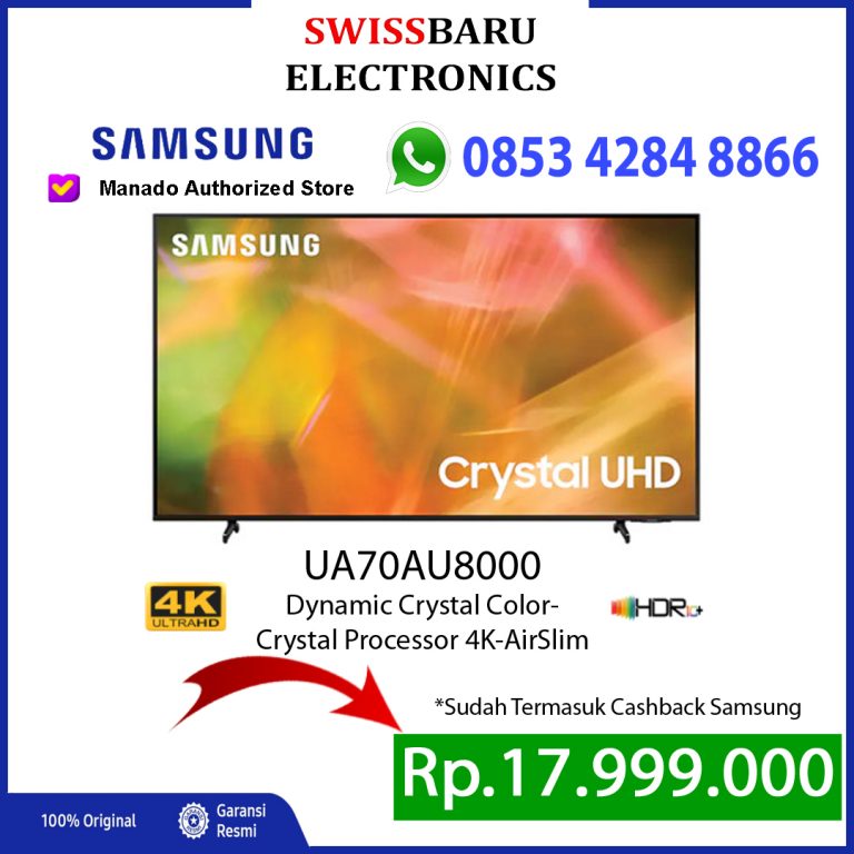 Samsung LED Crystal UHD 4K Smart TV 70 Inch 70AU8000 – Swiss Baru ...