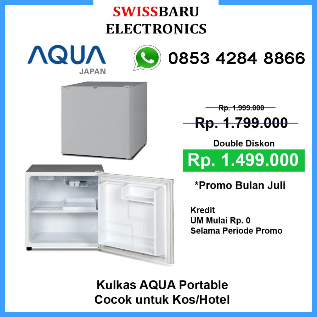 Kulkas Portable Aqua Japan – Swiss Baru Electronics | Toko Elektronik ...